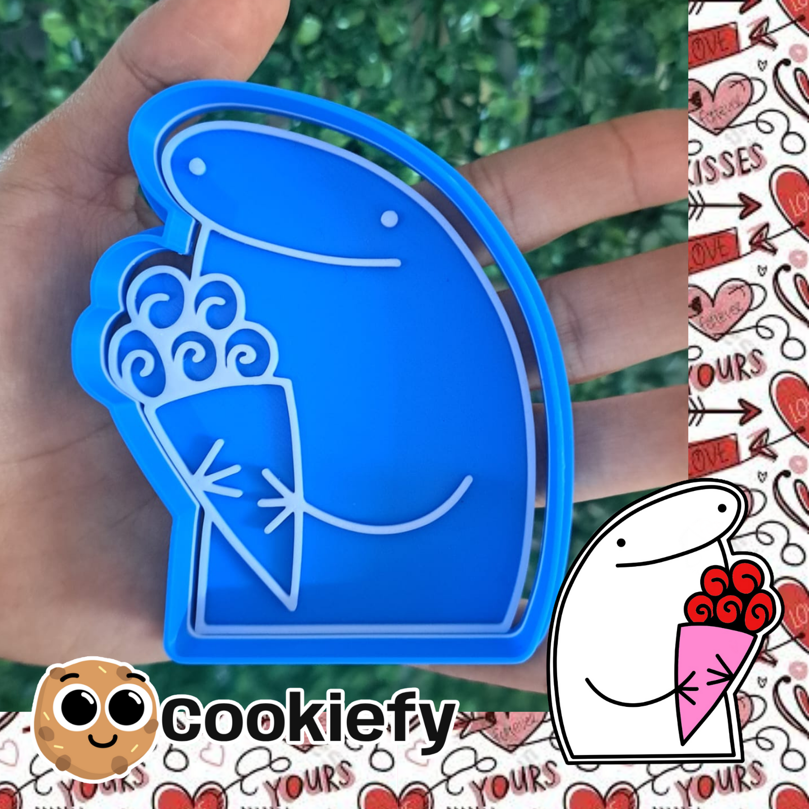 Cortador y Marcador de Galletas Florki con Flores – Cookiefy